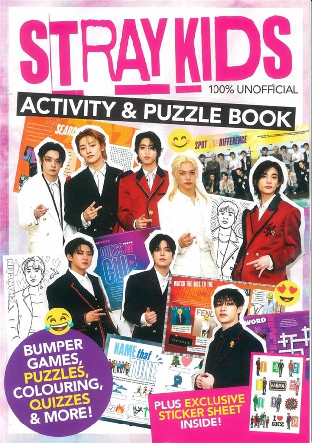 Stray Kids Activity & Puzzle Book Magazine | Magazine | Free shipping ...