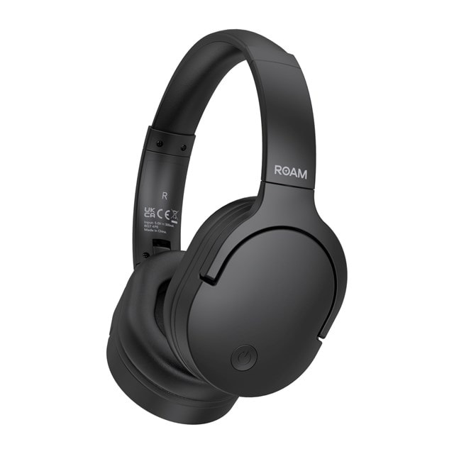 Roam Crux Black Bluetooth Over Ear Headphones | HMV Store