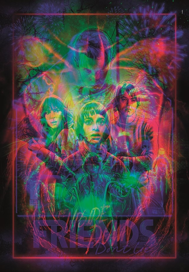 The Upside Down Stranger Things Metamorphic Art Collection LED Jigsaw ...