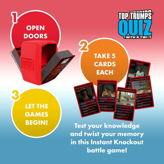 Stranger Things Top Trumps Quiz | HMV Store