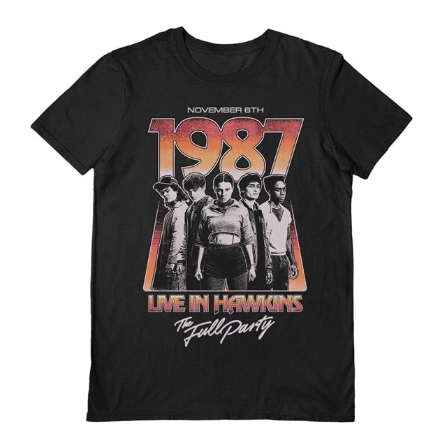 1987 Stranger Things 5 Black Tee | HMV Store