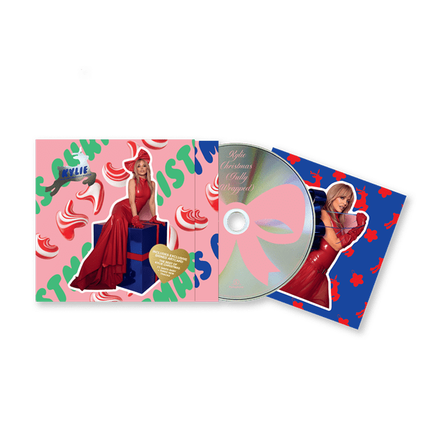 Kylie Christmas (Fully Wrapped) hmv Exclusive Christmas Postcard | HMV ...