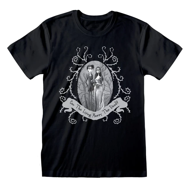 Dead Wedding Corpse Bride Black Tee | T-Shirt | Free shipping over £20 ...