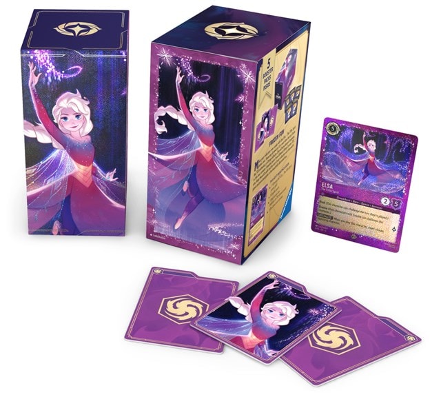 Elsa Gift Set Fabled Disney Lorcana Trading Cards | HMV Store