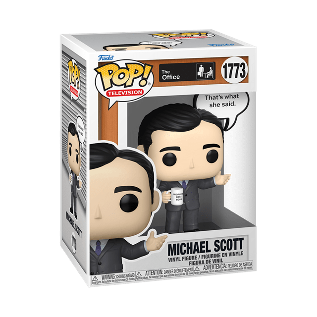 Michael Scott That's What She Said 1773 The Office Funko Pop Vinyl ...