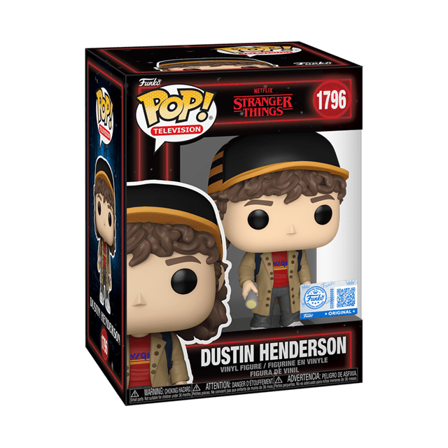 Dustin Henderson With Flashlight 1796 Stranger Things 5 hmv Exclusive ...