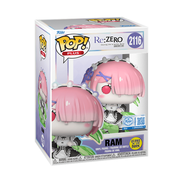 Glow In The Dark Ram Re:Zero hmv Exclusive Funko Pop Vinyl | Pop Vinyl ...