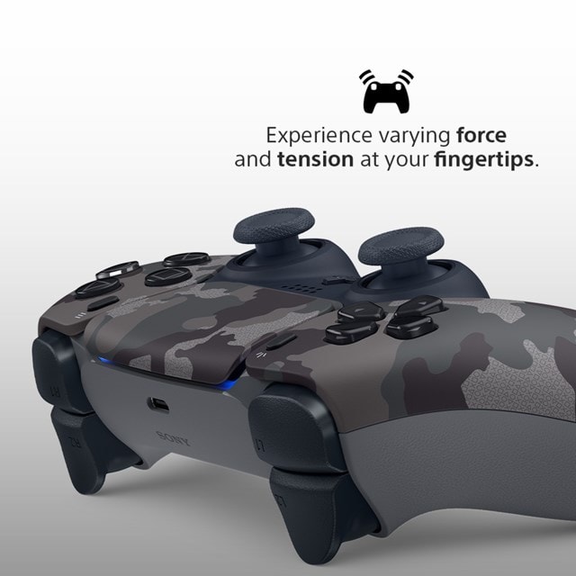 Official PlayStation 5 DualSense Controller - Grey Camouflage | PlayStation 5 Controller | Free ...