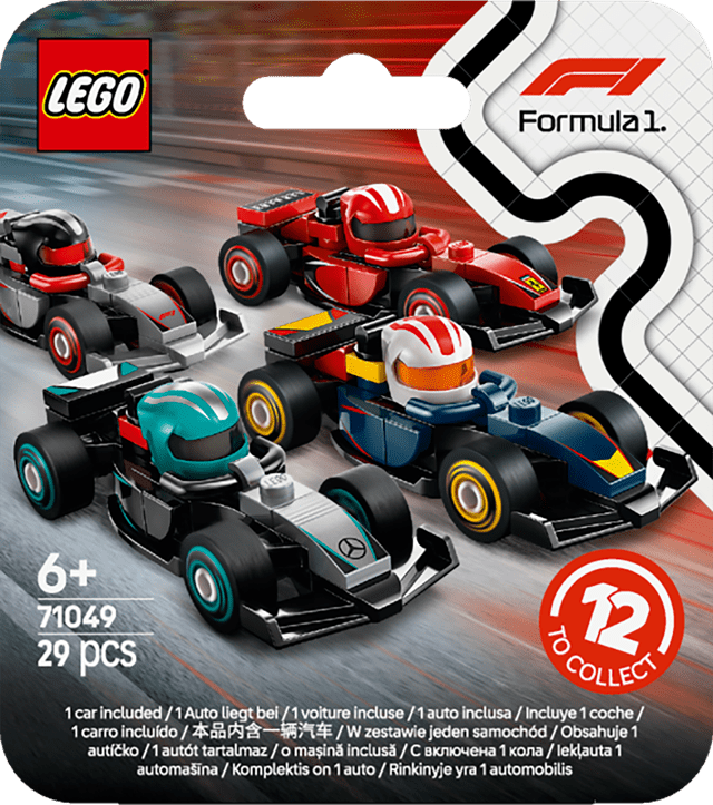 F1 Collectable Race Cars LEGO Minifigures Assortment | HMV Store