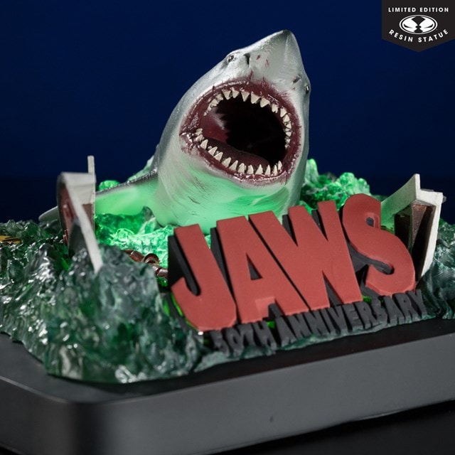 Jaws 50th Anniversary 1/48 Scale McFarlane Resin Statue With Light Up Base | HMV Store