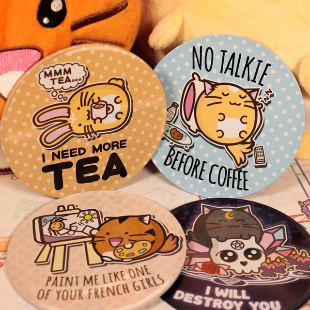Set Of 4 Fuzzballs Coasters | HMV Store