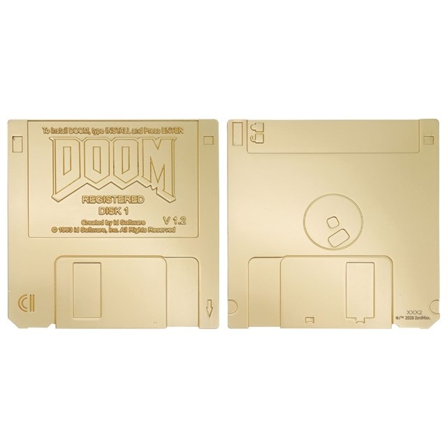Floppy Disk Limited Edition Doom Gold Edition Replica | HMV Store