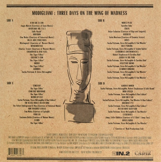 Modigliani: Three Days On the Wing of Madness | HMV Store