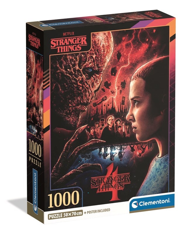 Stranger Things Series 4 1000 Piece Jigsaw Puzzle | HMV Store