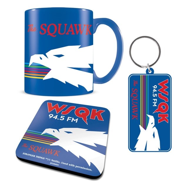 WSQK Stranger Things 5 Mug, Coaster & Keychain Gift Set | HMV Store
