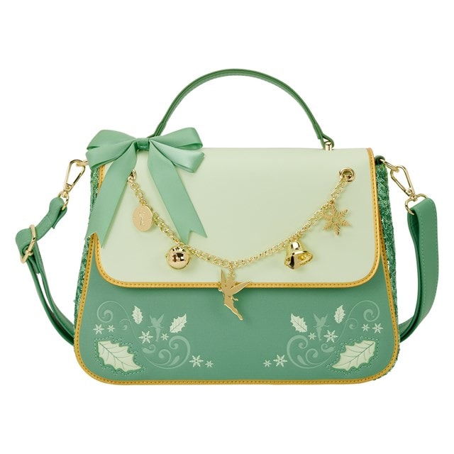 Tinkerbell Holiday Sequin Loungefly Crossbody Bag | Bag | Free shipping ...