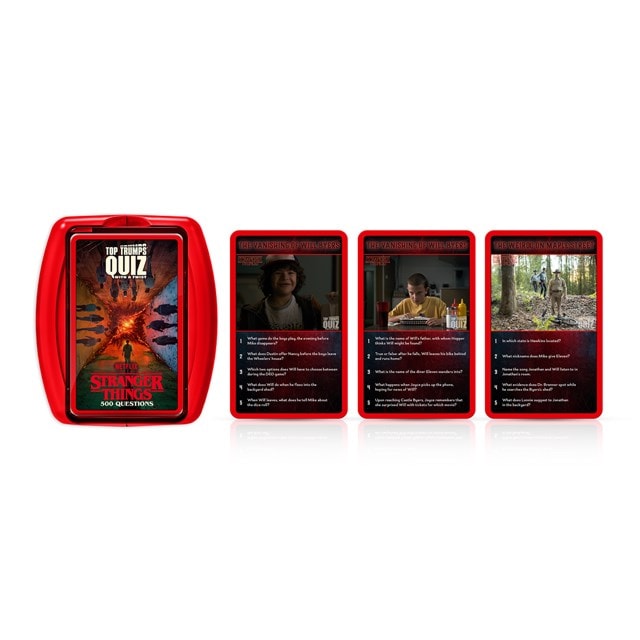 Stranger Things Top Trumps Quiz | HMV Store