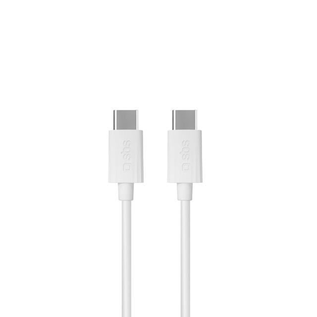 SBS Eco Range White USB-C to USB-C Cable 1.5m | HMV Store