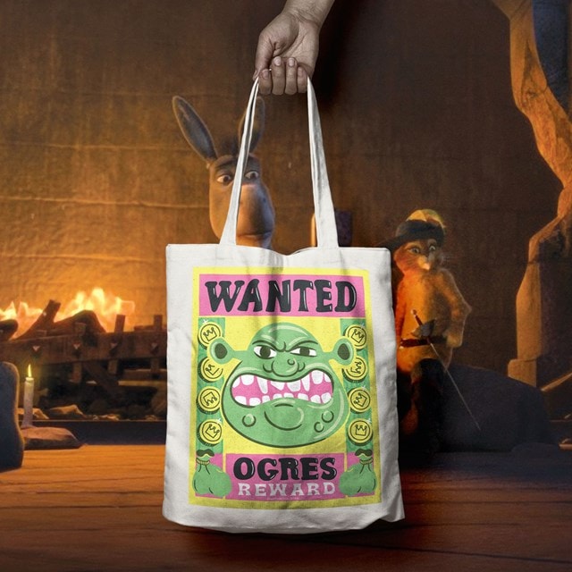 Wanted Ogres Shrek Tote Bag | Tote Bag | Free shipping over £20 | HMV Store