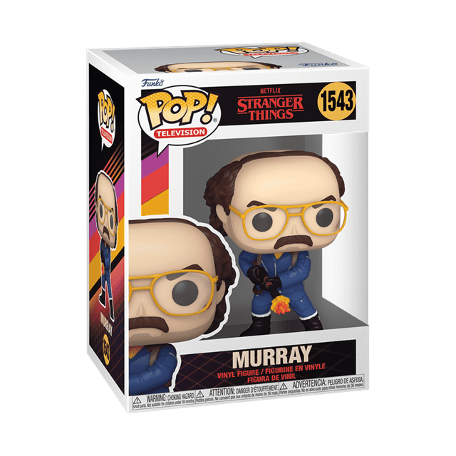 Murray Bauman With Flamethrower 1543 Stranger Things Season 4 Funko Pop ...