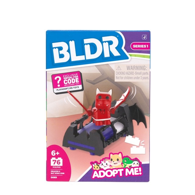 Adopt Me Dragon & Bat Wing Crib BLDR Buildable Figure | Figure | Free ...