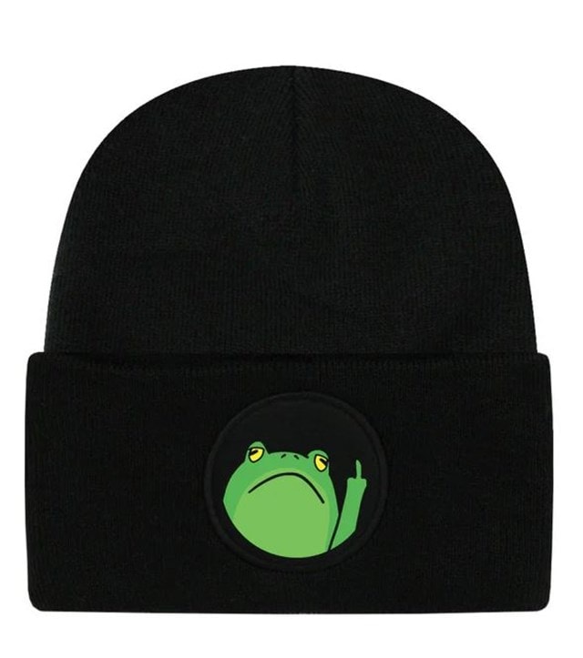 Frog Off Black Beanie | HMV Store