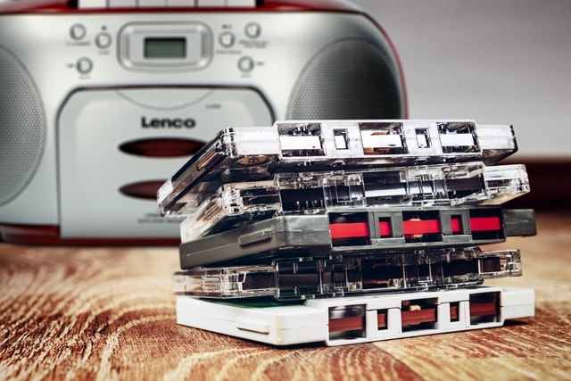 Lenco SCD-420RD Red CD Player With Cassette & FM Radio | HMV Store