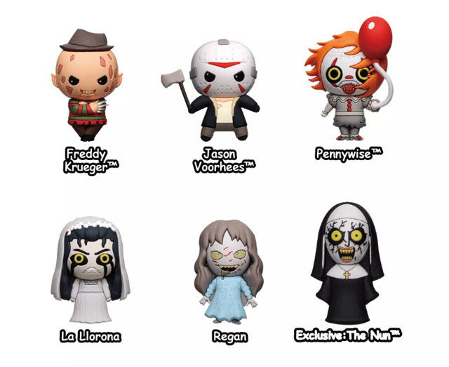 Warner Brothers Horror Series 2 3D Magnets | HMV Store