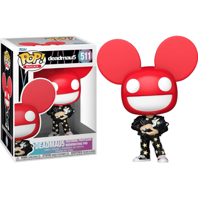 Deadmau5 Featuring Professor Meowington PhD 511 Deadmau5 Funko Pop ...