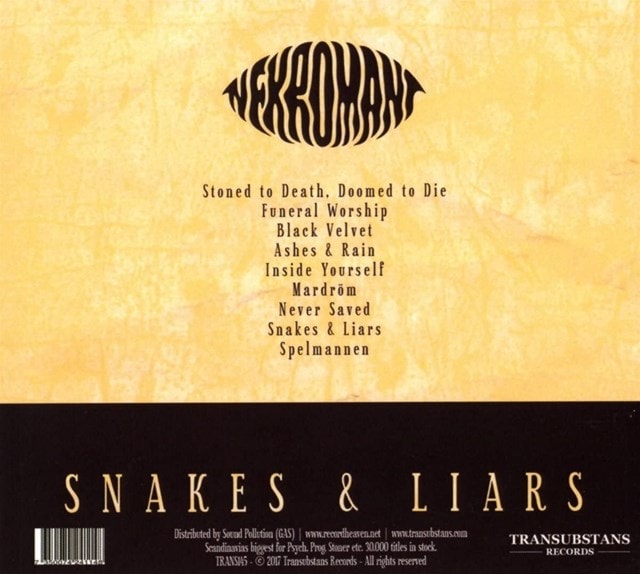 Snakes & Liars | CD Album | Free shipping over £20 | HMV Store