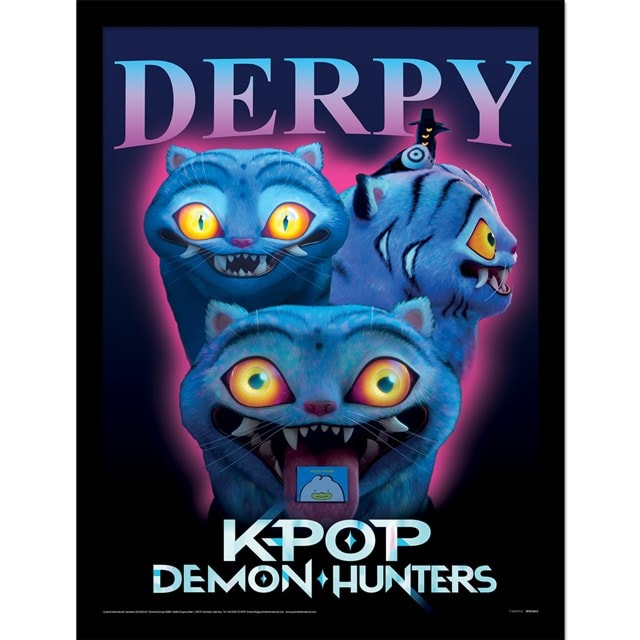 Derpy K-Pop Demon Hunters 30cm x 40cm Art Print | HMV Store
