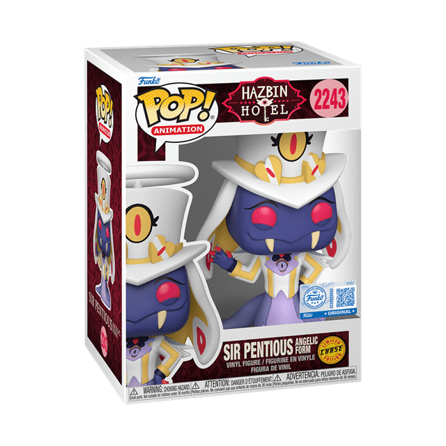Sir Pentious With Chance Of Chase 2243 Hazbin Hotel Limited Edition Funko Pop Vinyl | Pop Vinyl ...