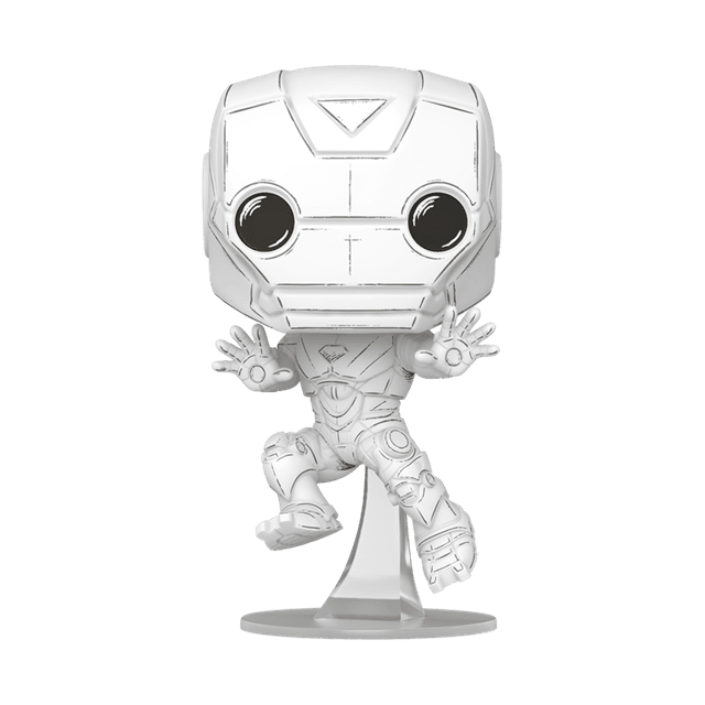 Iron Man 1572 Marvel Sketched Funko Pop Vinyl | Pop Vinyl | Free ...
