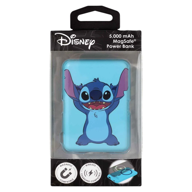 Lilo & Stitch Stitch Face 5000mAh Magnetic Power Bank | Power Banks | Free shipping over £20 ...