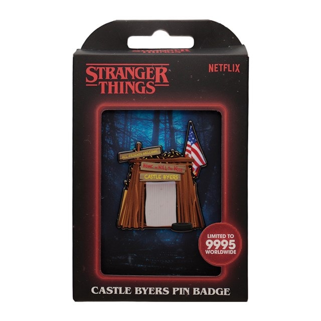 Castle Byers Stranger Things 5 Pin Badge | HMV Store