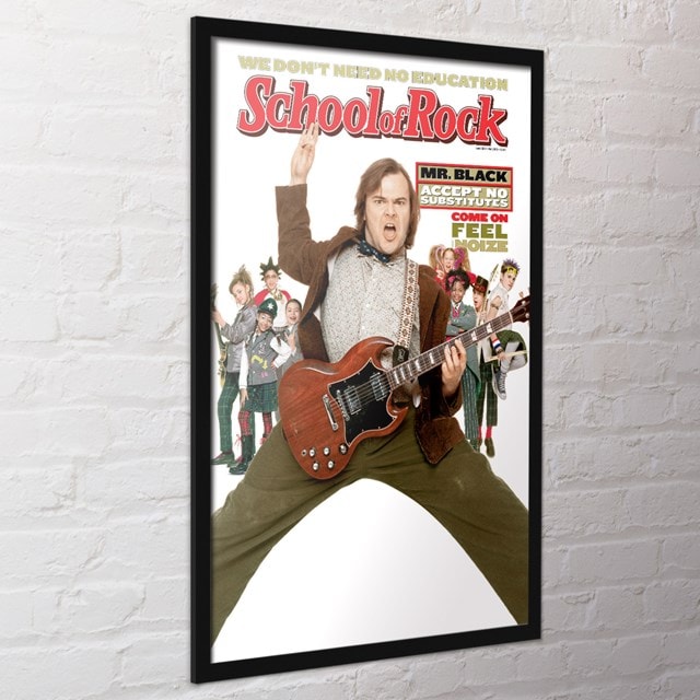One Sheet School Of Rock 60cm x 90cm Framed Maxi Poster | Wall Art ...