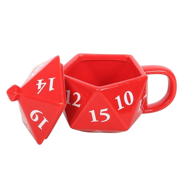 D20 Gaming Dice Shaped Ceramic Mug | HMV Store