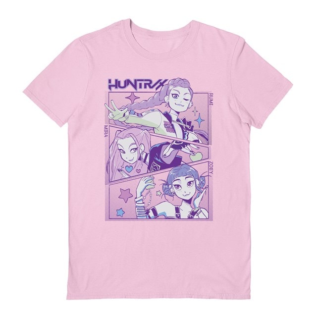 Huntrix K-Pop Demon Hunters Pink Tee | HMV Store