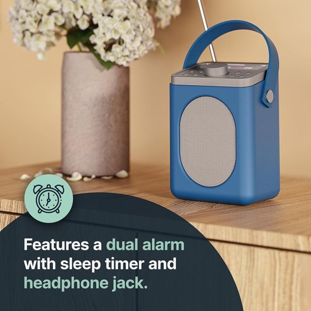 Majority Little Shelford Blue/Grey DAB+/FM Portable Radio | HMV Store
