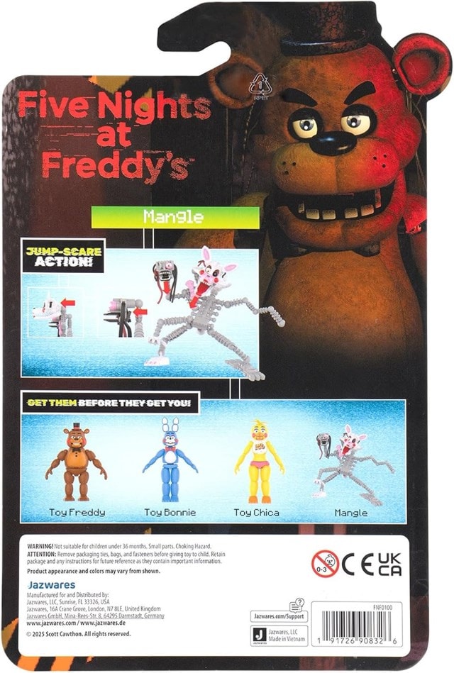 Mangle Five Nights At Freddy's FNAF Action Figure | HMV Store