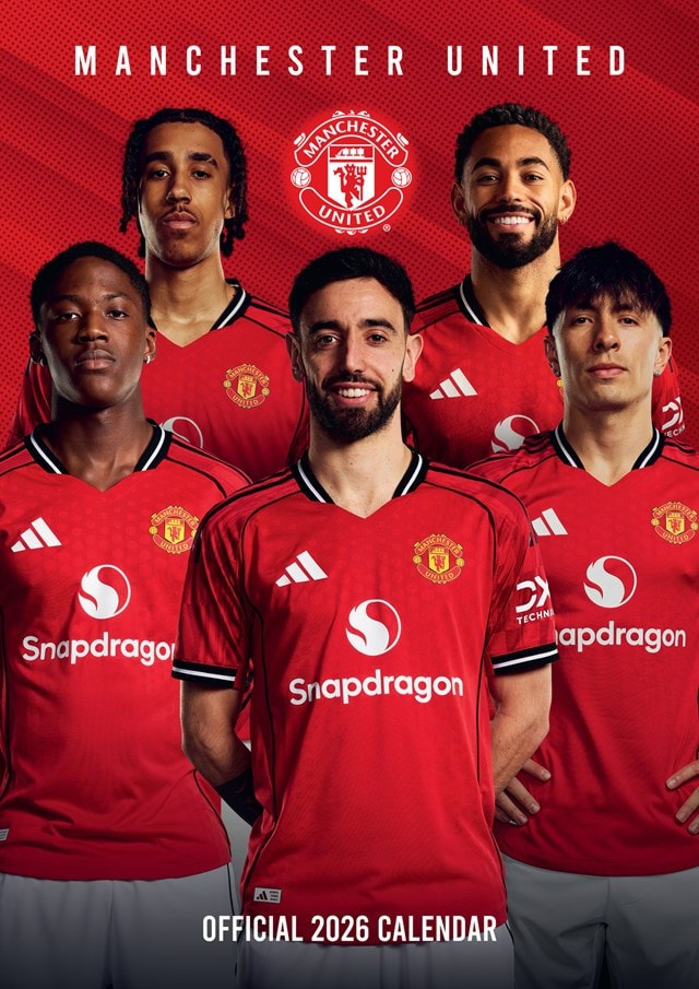 Manchester United FC 2026 A3 Calendar | HMV Store