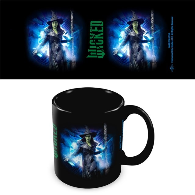 Blue Feathers Wicked For Good Black Mug | HMV Store
