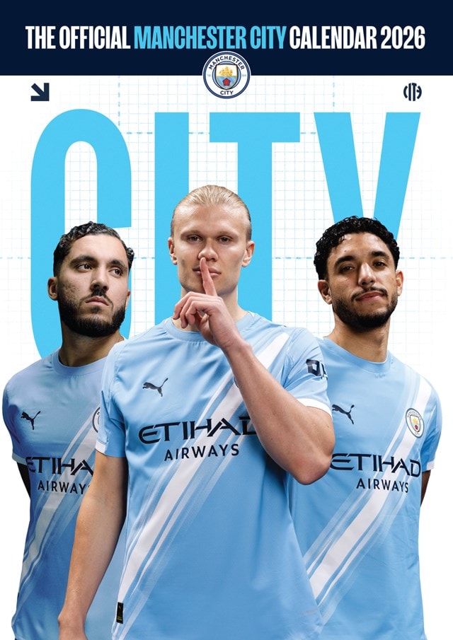 Manchester City FC 2026 A3 Calendar | HMV Store