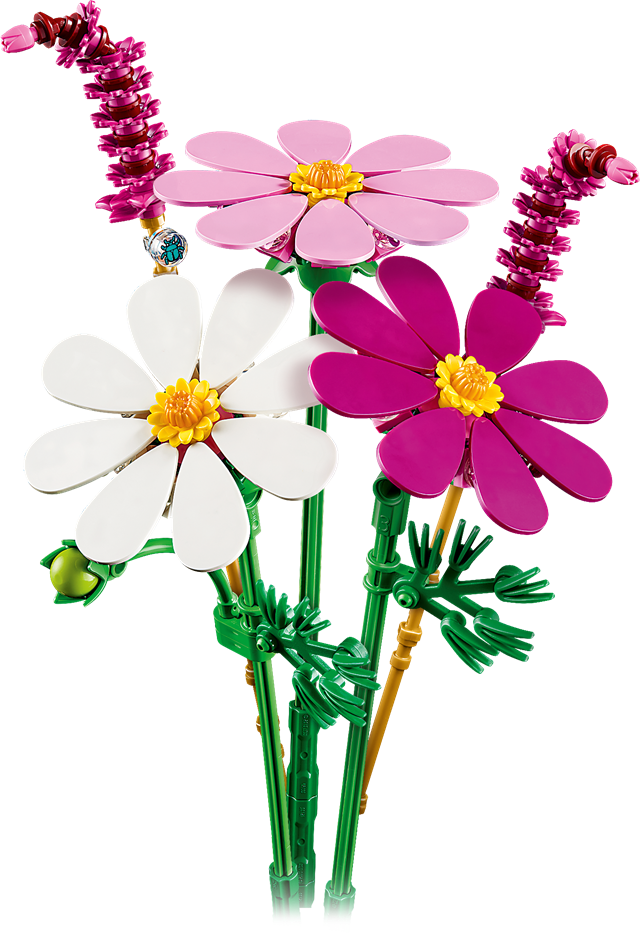 Cosmos Flowers LEGO Botanicals | LEGO | Free shipping over £20 | HMV Store