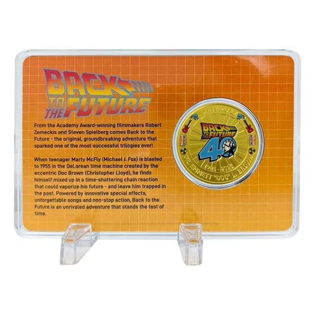 Back To The Future 40th Anniversary Presentation Coin | HMV Store
