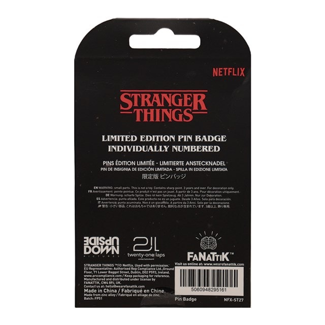 The Squawk Stranger Things 5 Pin Badge | HMV Store