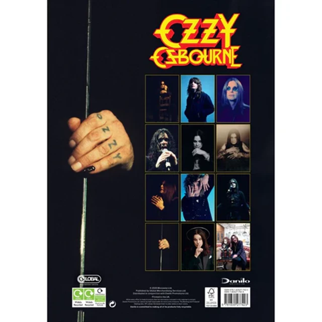 Ozzy Osbourne 2026 A3 Calendar | HMV Store