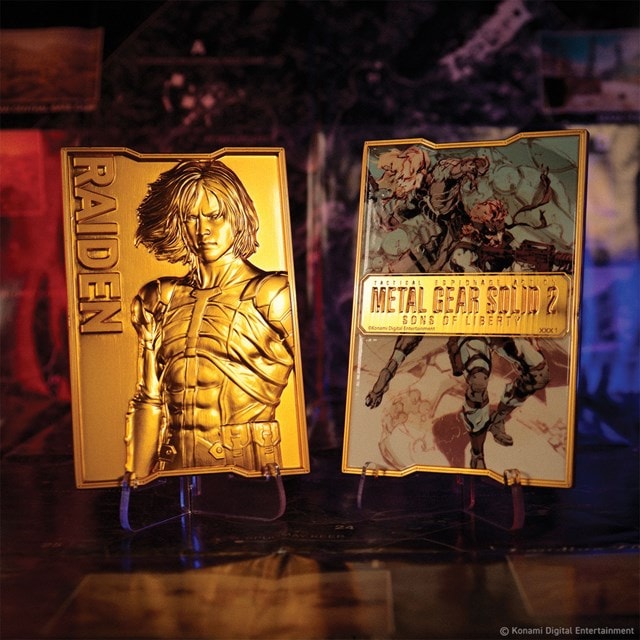 Raiden Metal Gear Solid 2 24K Gold Plated Ingot | HMV Store