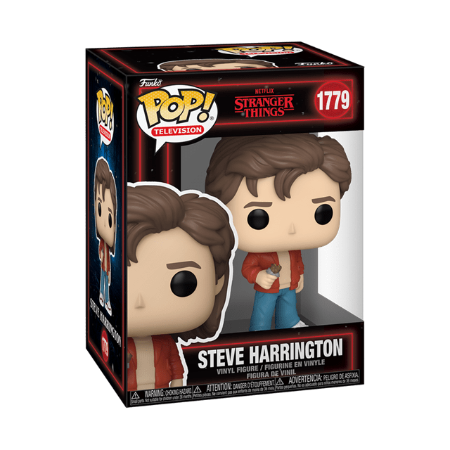 Steve Harrington 1779 Stranger Things 5 Funko Pop Vinyl | Pop Vinyl ...