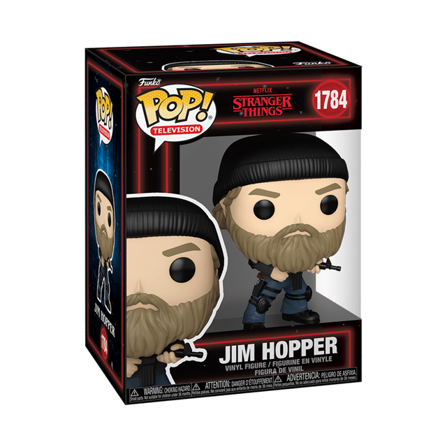 Jim Hopper 1784 Stranger Things 5 Funko Pop Vinyl | Pop Vinyl | Free ...